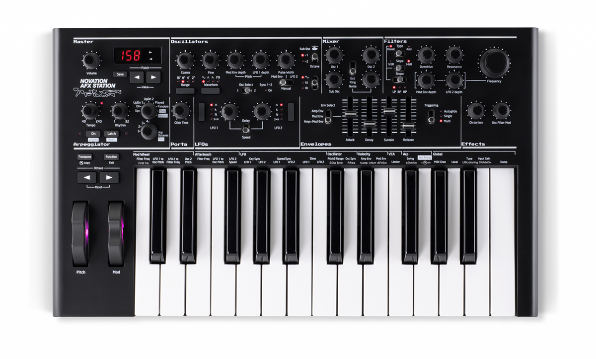Novation AFX Station – цифровое управление с аналоговым синтезом